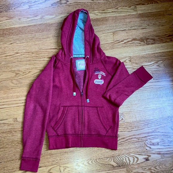 PINK Victoria's Secret | Jackets & Coats | Indiana University Pink ...